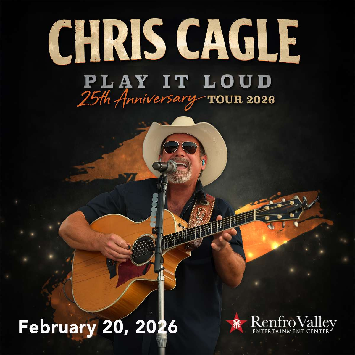 Chris Cagle - Play It Loud 25th Anniversary Tour | Renfro Valley ...