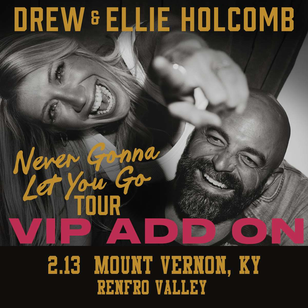 Drew & Ellie Holcomb VIP Add-Ons | Renfro Valley Entertainment Center